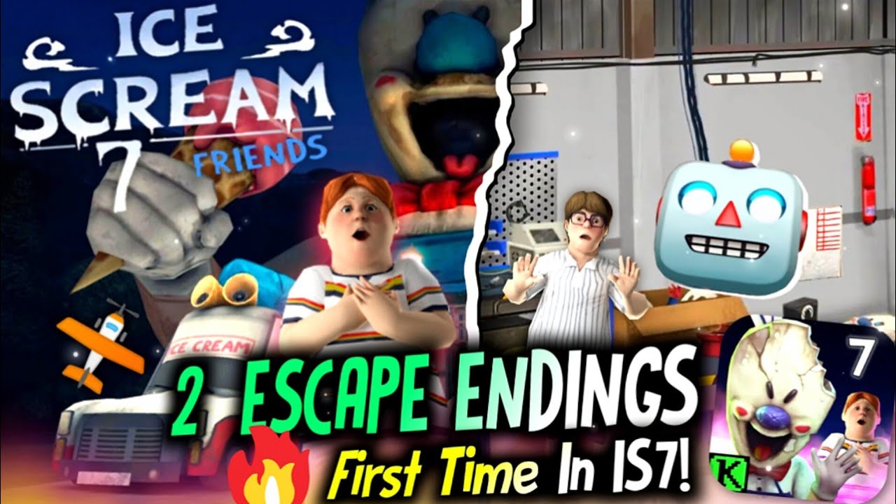 2 Different ESCAPE ways Coming in ICE SCREAM 7??🔥 | Ice Scream 7 Van ...