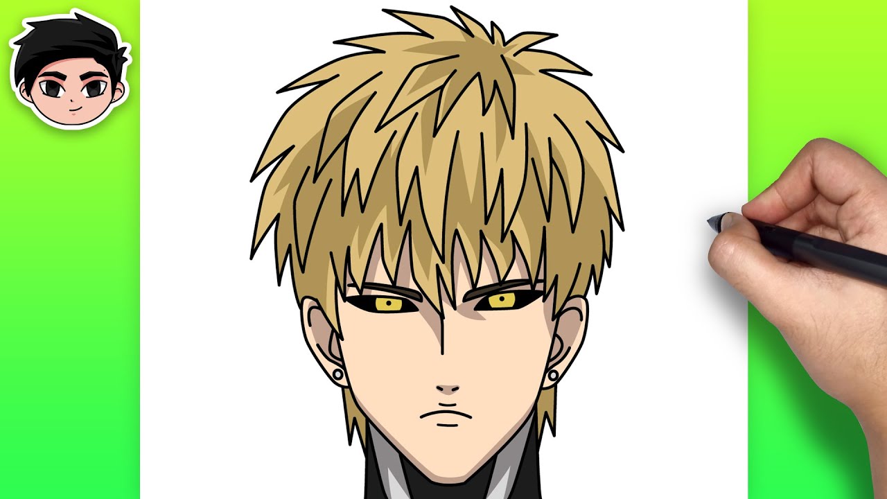 Como Dibujar Genos (One-Punch Man) - YouTube