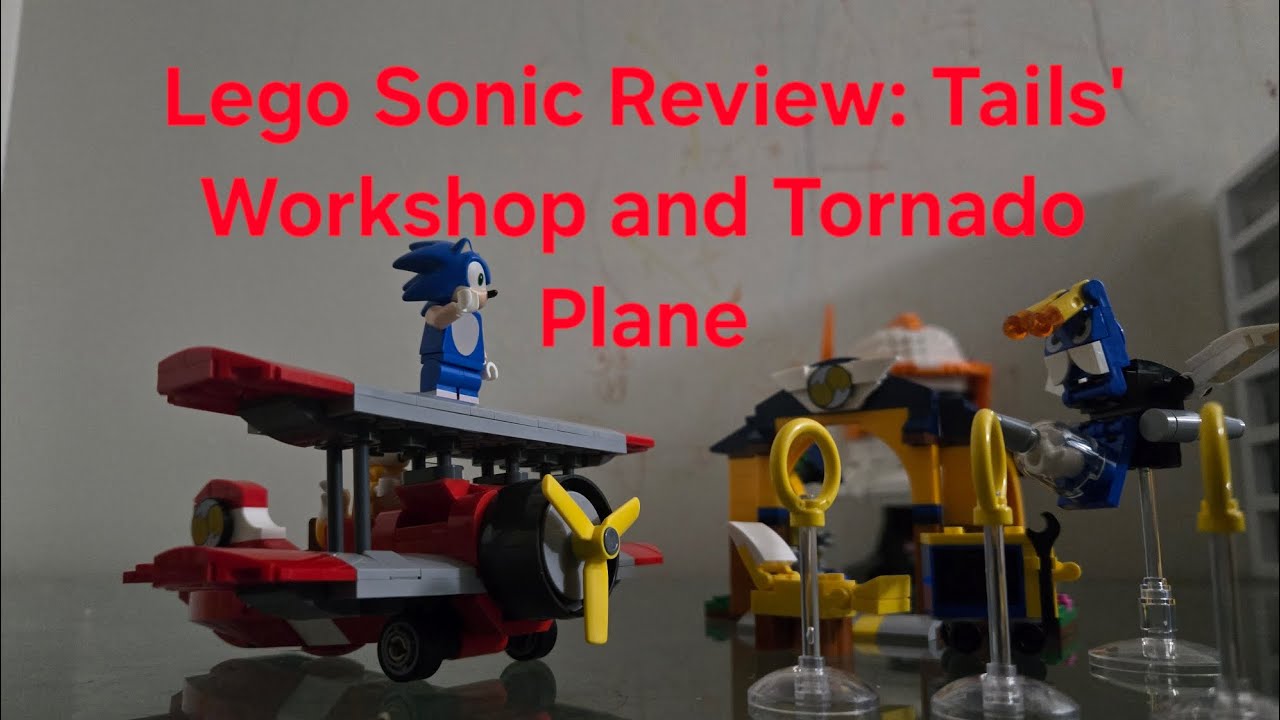 Lego Sonic Review: Tails' Workshop and Tornado Plane - YouTube