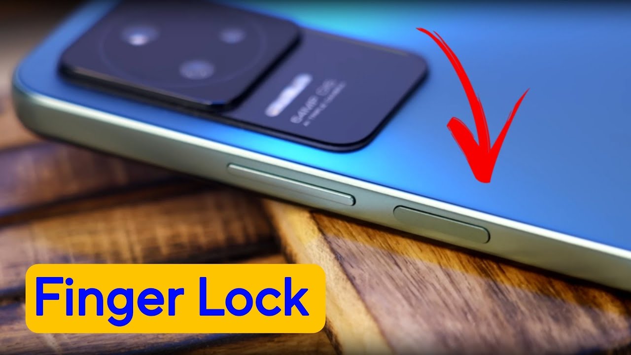 Poco F4 5g: Side Fingerprint Lock Settings | How to Set Fingerprint ...