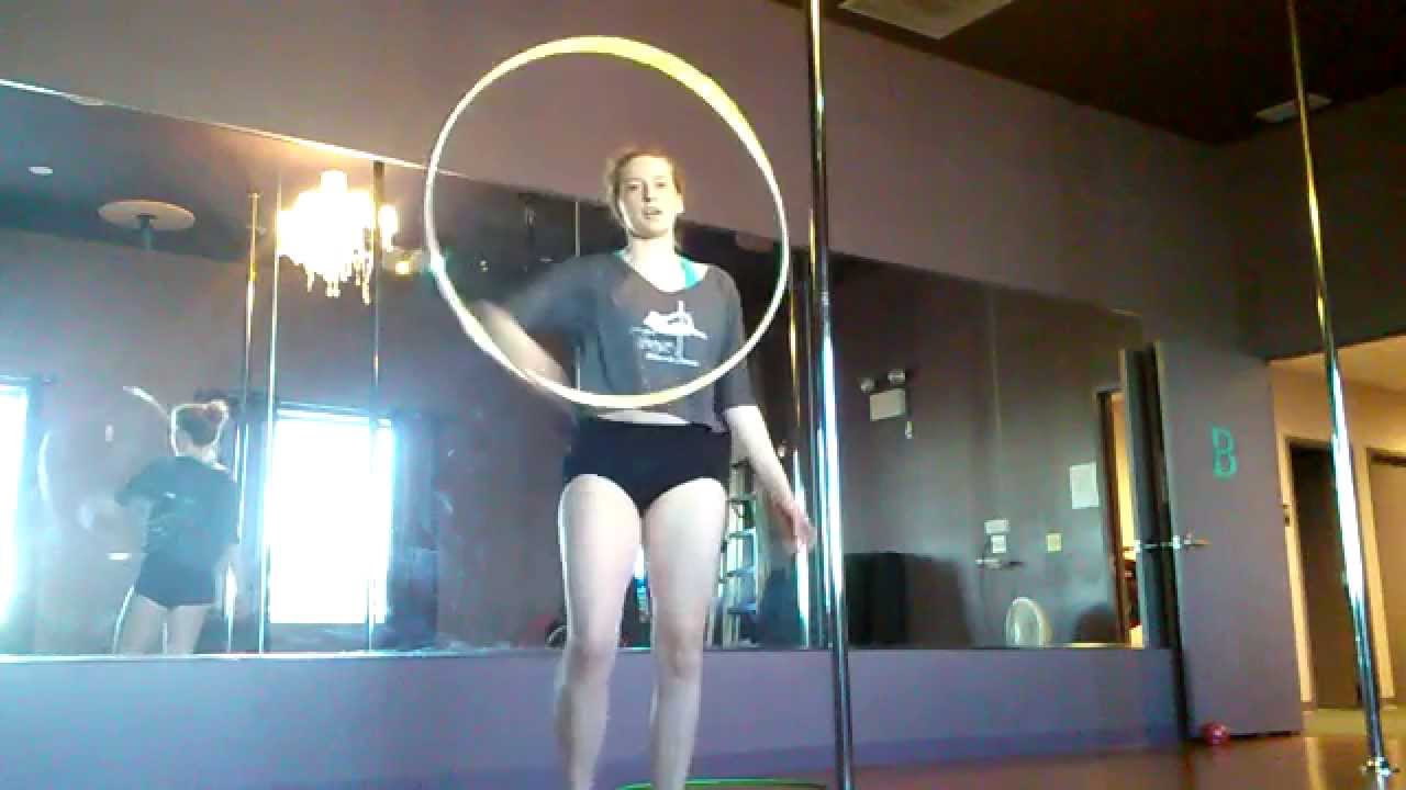 Isolation to Vertical Duck In Hula Hoop Dance Tutorial - YouTube