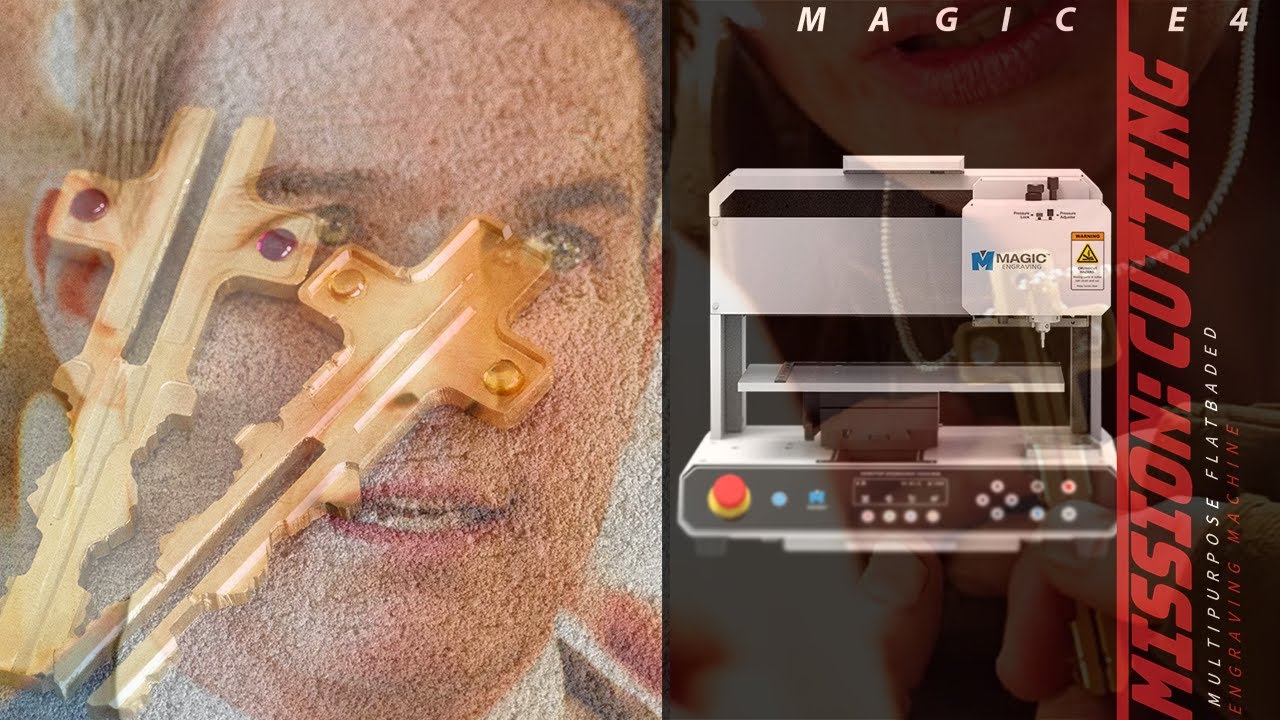 Mission: Impossible key cutting with MAGIC-E4 - YouTube