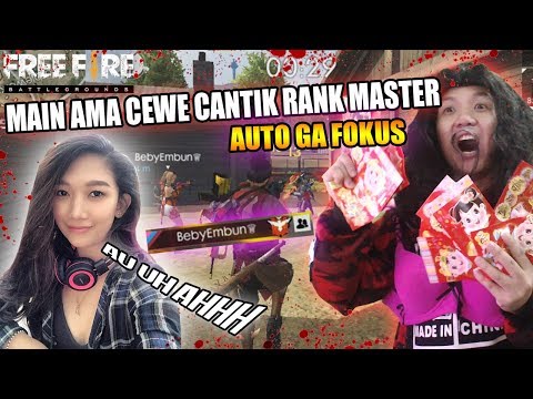 CEWE CANTIK RANKED MASTER AUTO DESAH ( ngakak online - Garena Free Fire