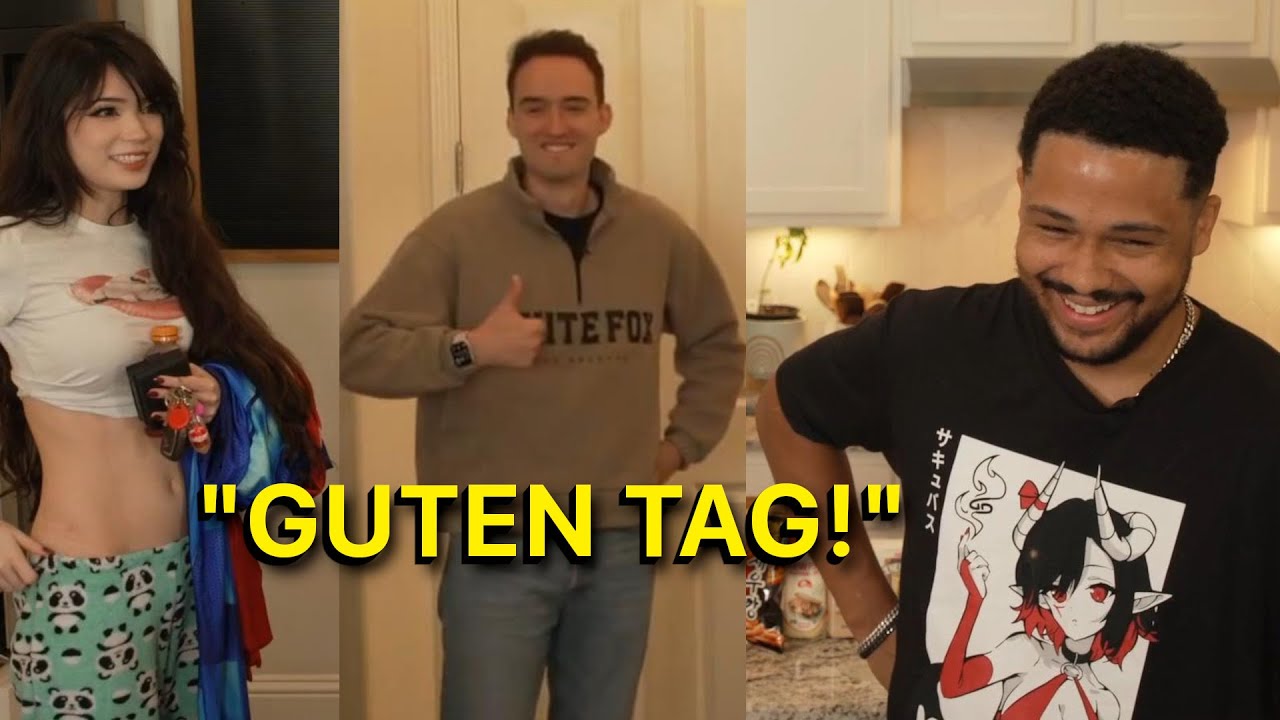 Emiru meets a German when arriving at Nick's - YouTube