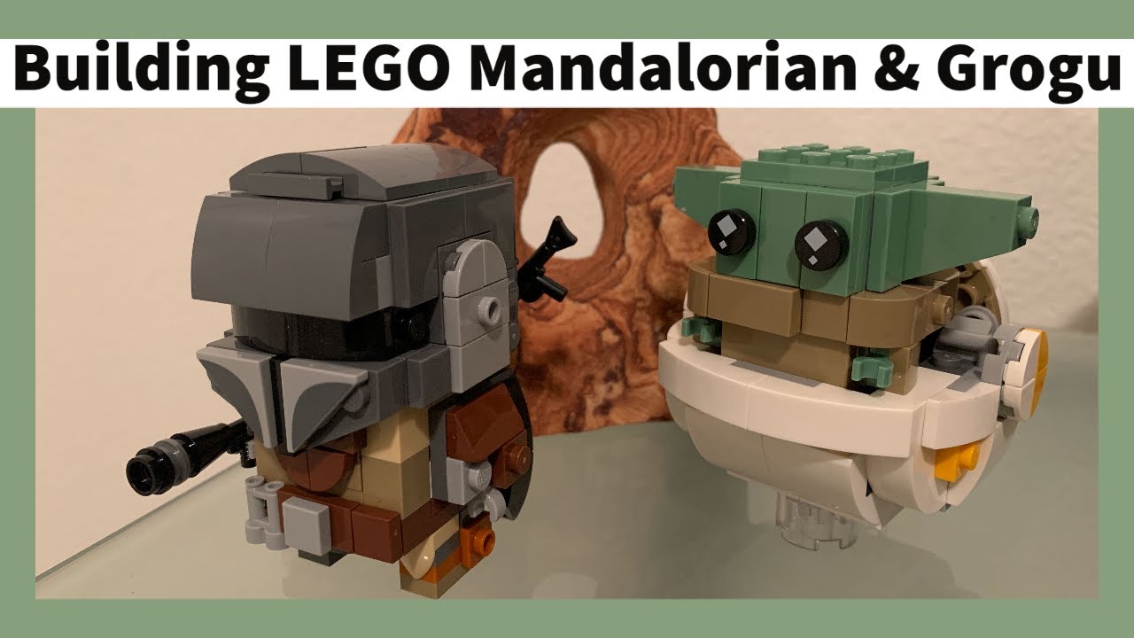 LEGO Mandalorian & Grogu Brick Headz - Unboxing and Building (4K) - YouTube