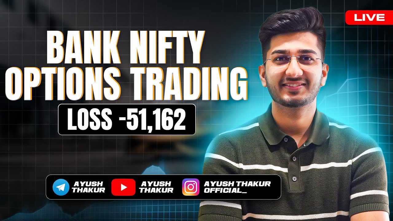 Bank Nifty Options Trading Loss -51,162 | By Ayush Thakur | - YouTube
