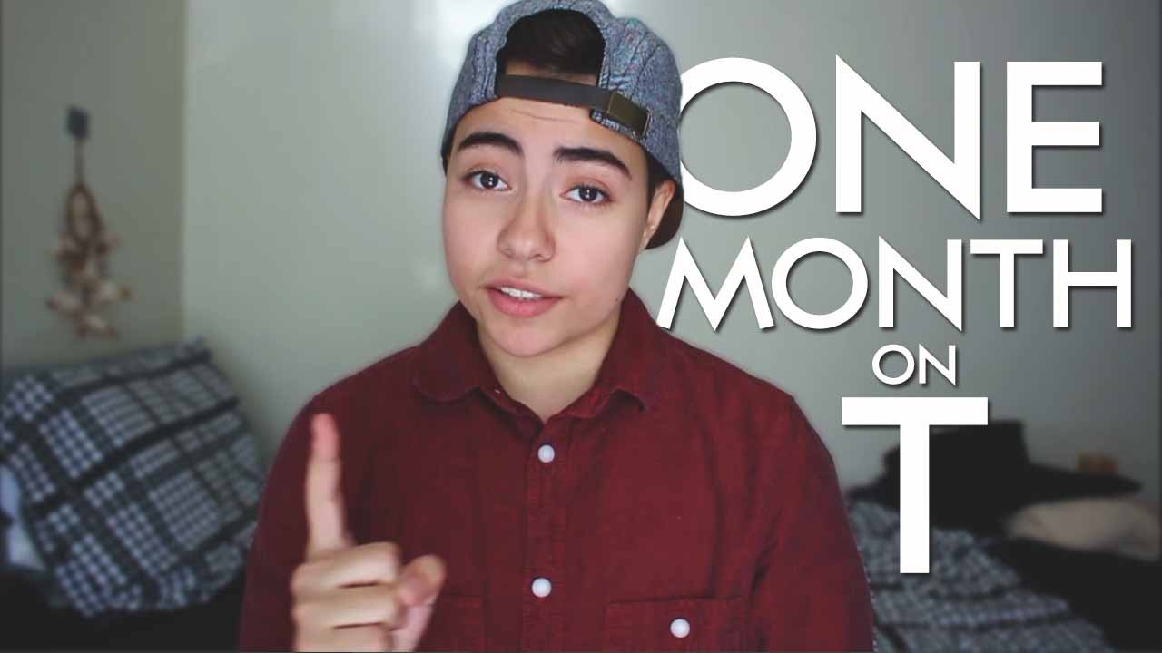 ONE MONTH ON TESTOSTERONE // FTM - YouTube
