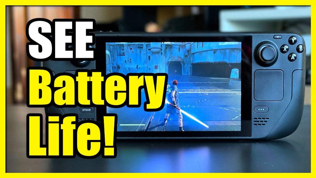 How to See Battery Life & Charging Time left on Steam Deck (Fast ...