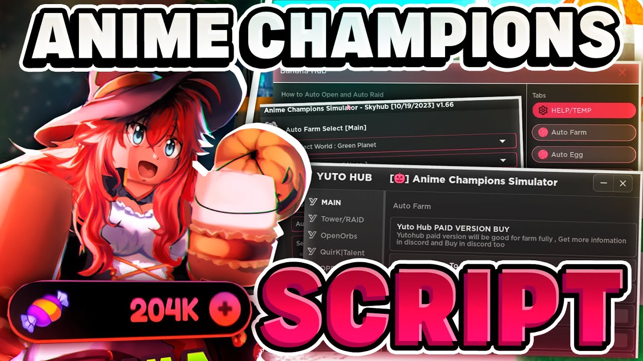 [🎃UPD] Anime Champions Simulator Script / Hack | TOKEN INFINITO + AUTO ...