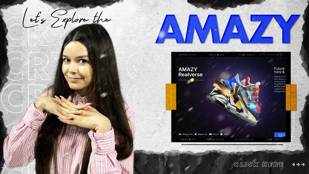 AMAZY is a fitness app. Here you will get unique NFT! - YouTube