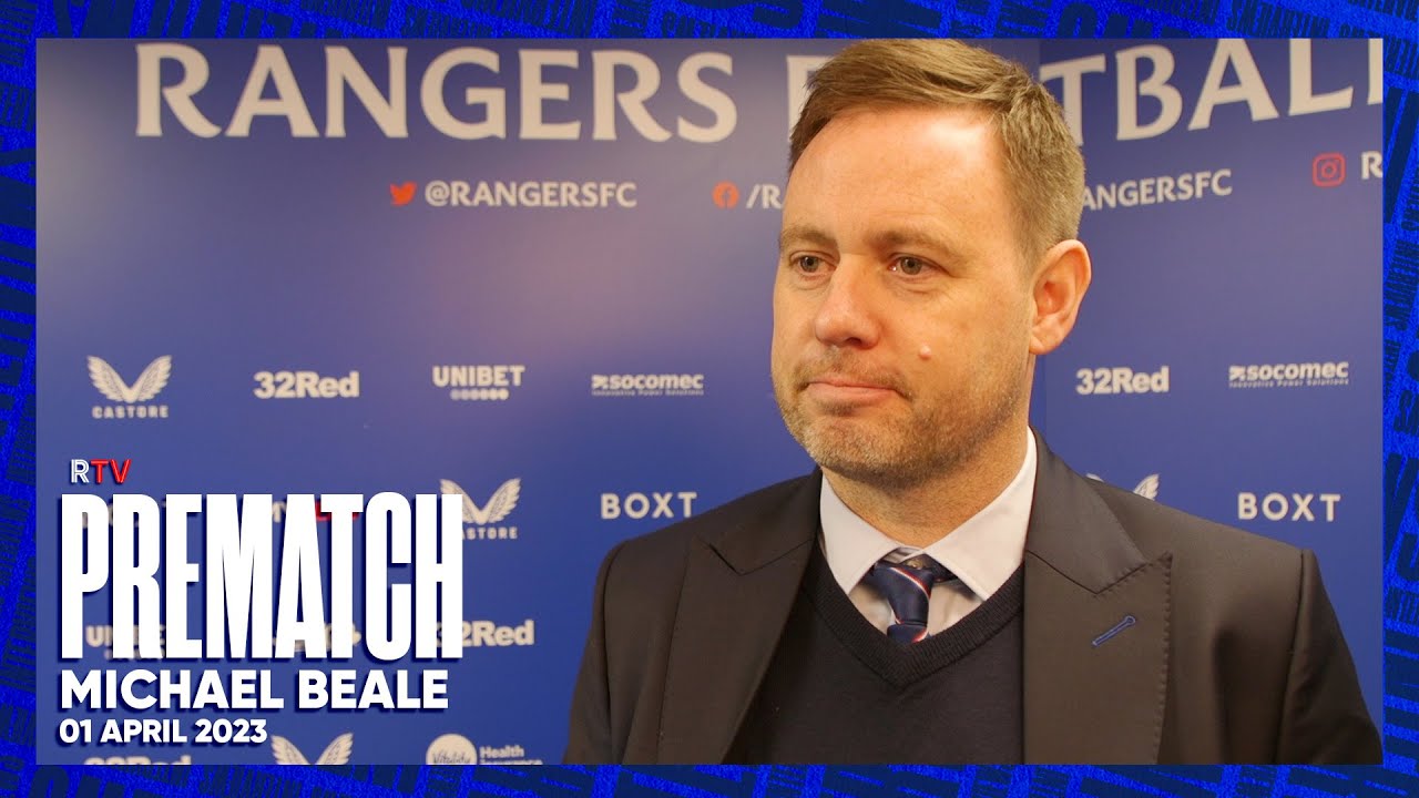 PREMATCH | Michael Beale | 01 Apr 2023 - YouTube