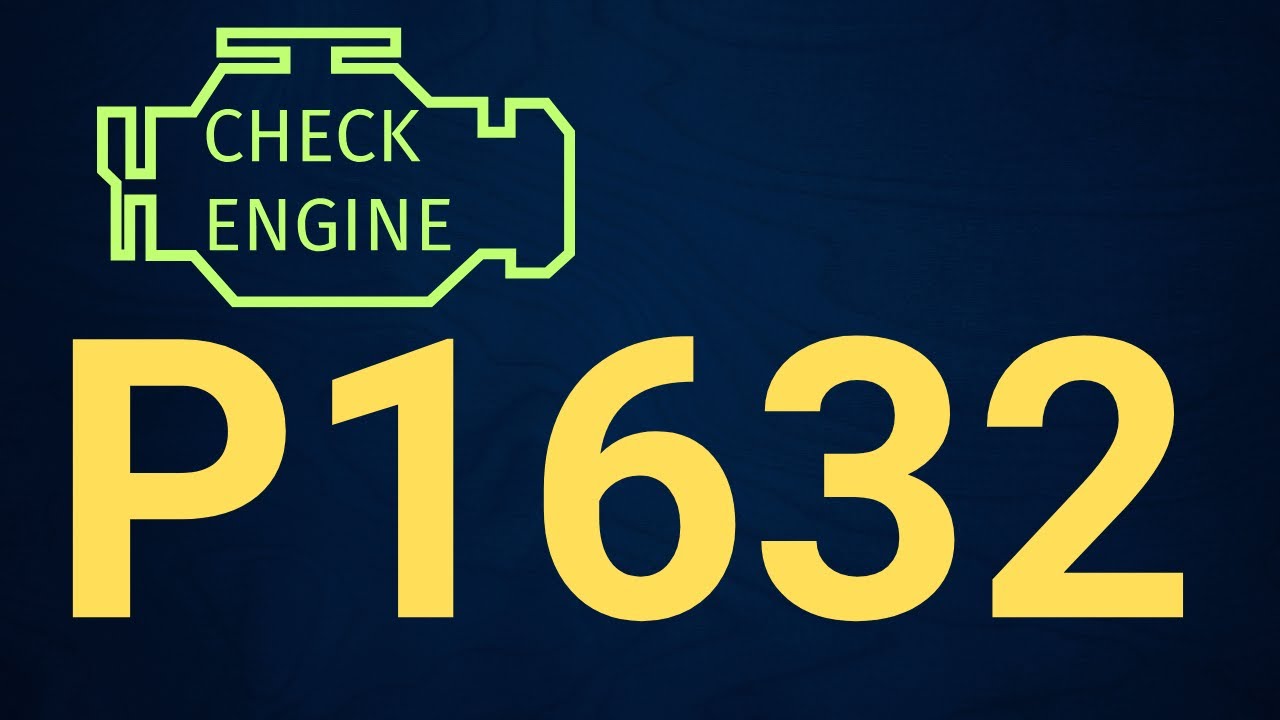 P1632 Code: Theft Deterrent Fuel Disable Signal – Symptoms & Fix - YouTube