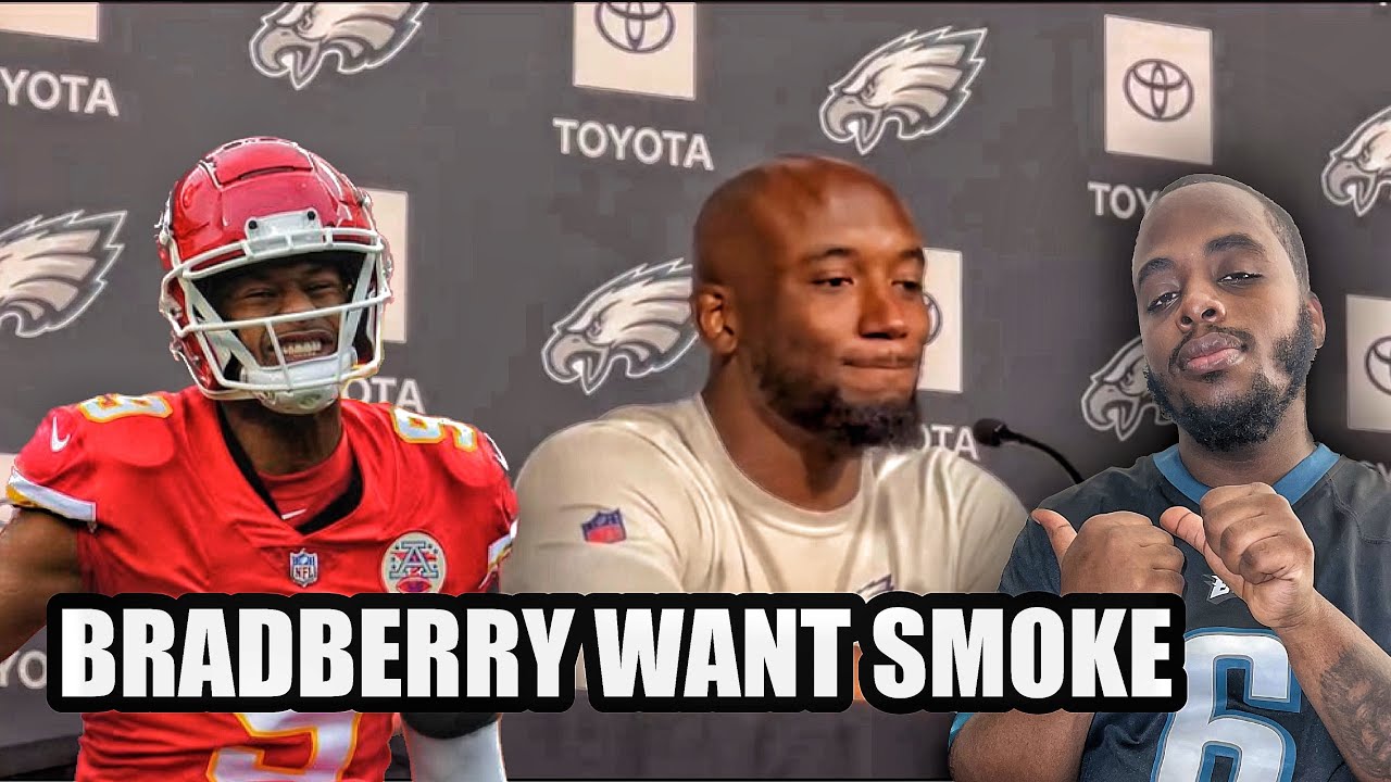 Eagles James Bradberry RESPOND to JuJu Smith Schuster SMOKE - YouTube