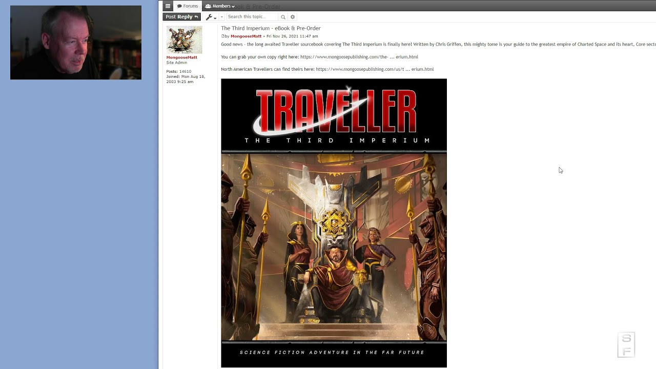 Traveller RPG: The Third Imperium Finally Dropped - YouTube