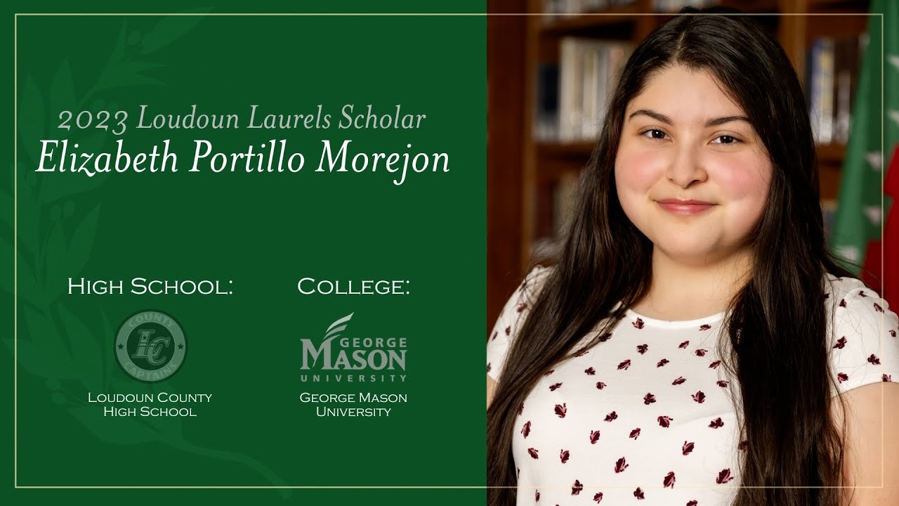 2023 Loudoun Laurels Scholar Elizabeth Morejon - YouTube