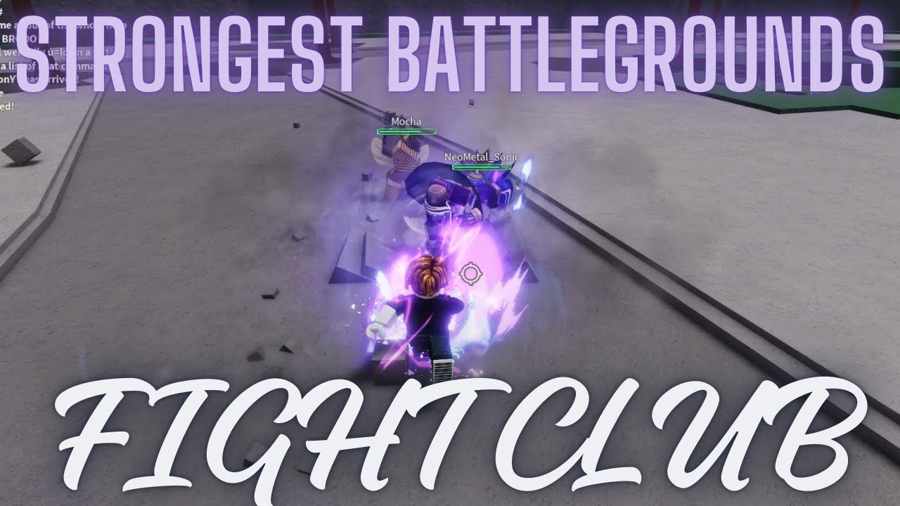 FIGHT CLUB (Strongest Battlegrounds in Roblox) - YouTube