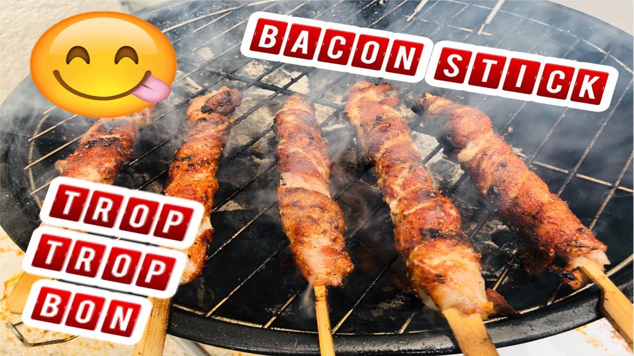 The Bacon sticks *Brochettes de Bacon roulé* - YouTube