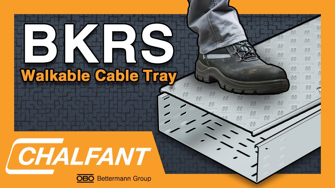 BKRS Walkable Cable Tray | Chalfant Manufacturing - YouTube