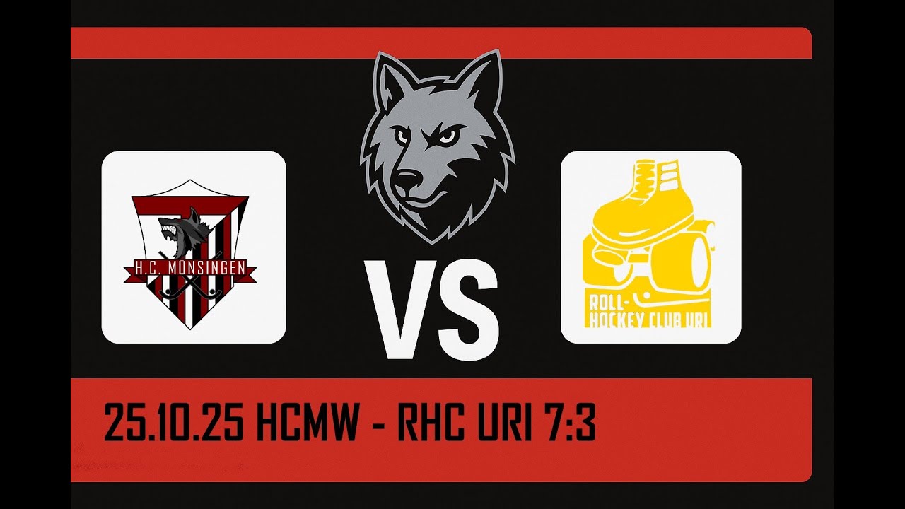 H.C. Münsingen Wölfe vs RHC Uri - YouTube