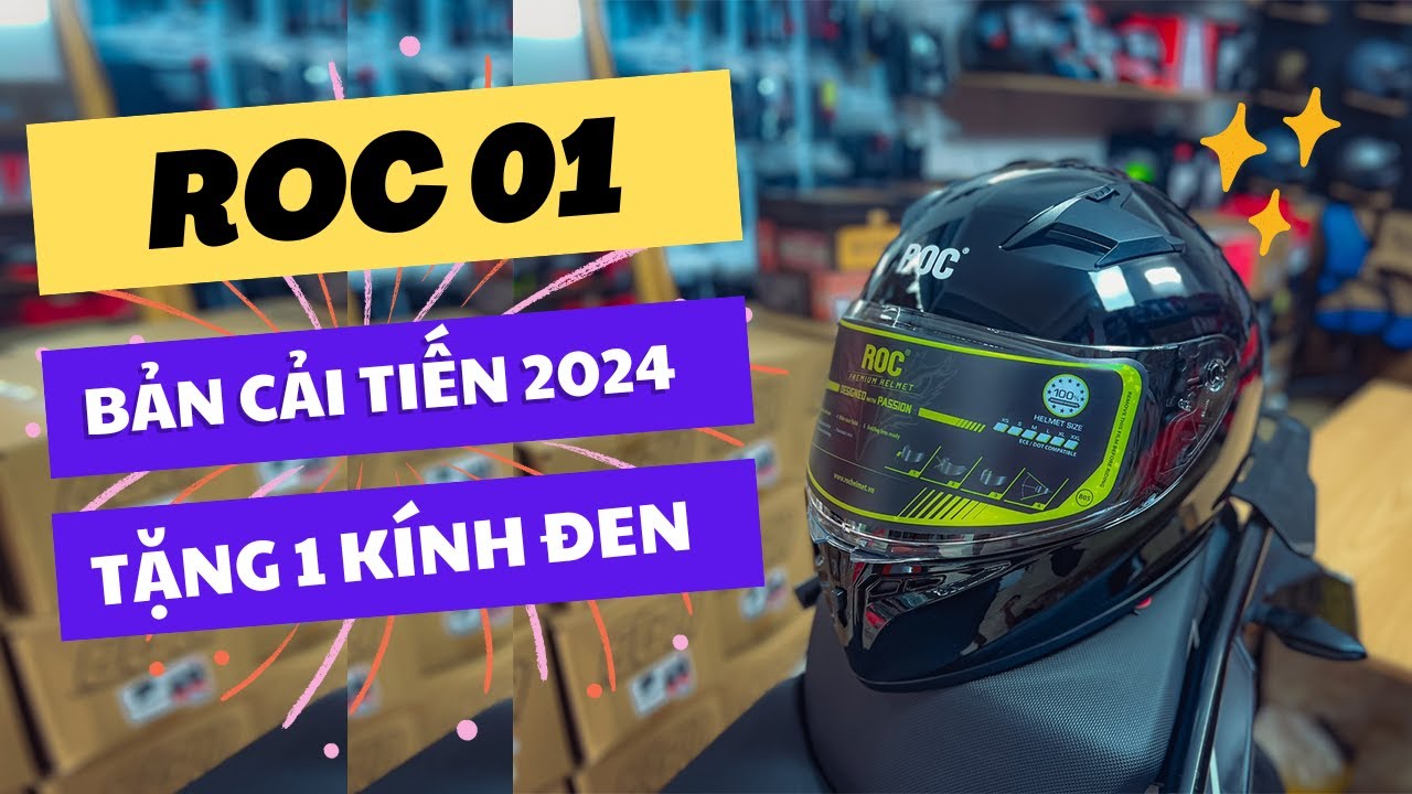 ROC 01 BẢN CẢI TIẾN 2024 ĐÃ CÓ HÀNG, TẶNG KÈM KÍNH ĐEN - YouTube