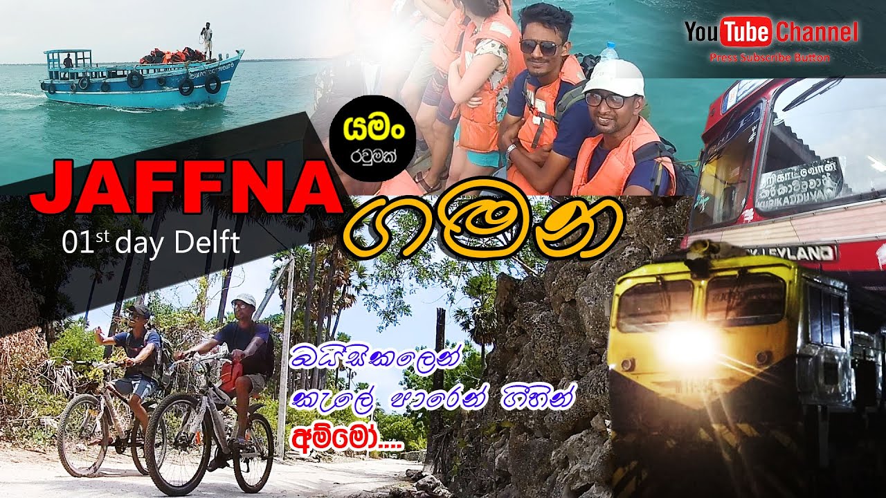 Jafna Trip - Delfe Island |බයිසිකලෙන් ඩෙල්ෆ් ඇතුලේ මාරාන්තික කැලයක ...