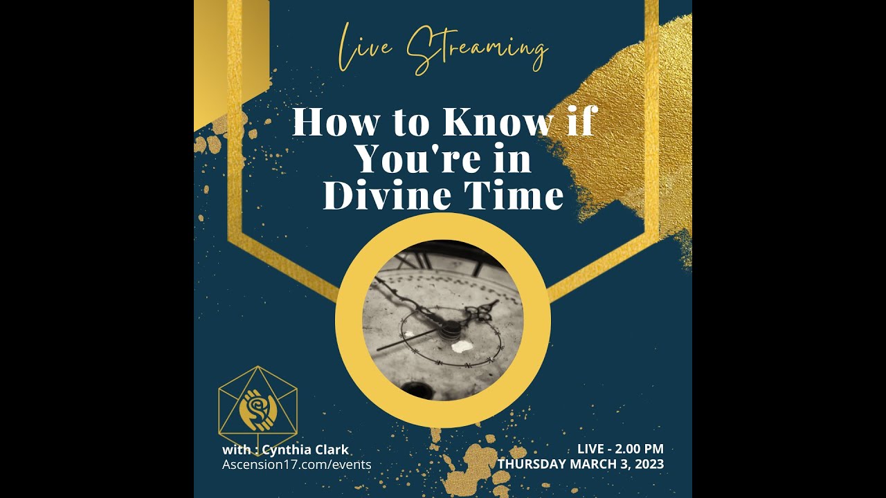 How to Know if You're in Divine Time - YouTube