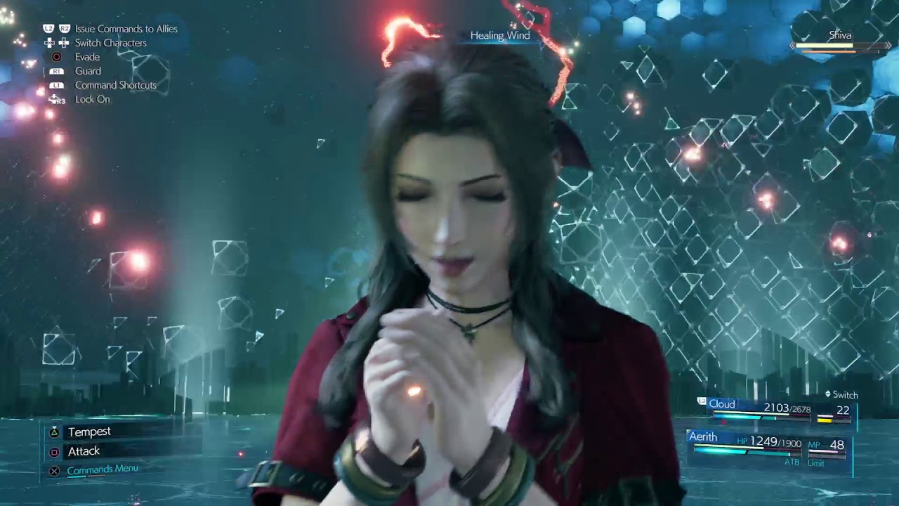 [FF7R] Shiva Summon Battle - Normal Difficulty - YouTube