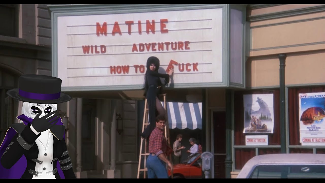 Elvira's Accidental F-Bomb (Matine AKA Matinee Scene) - YouTube