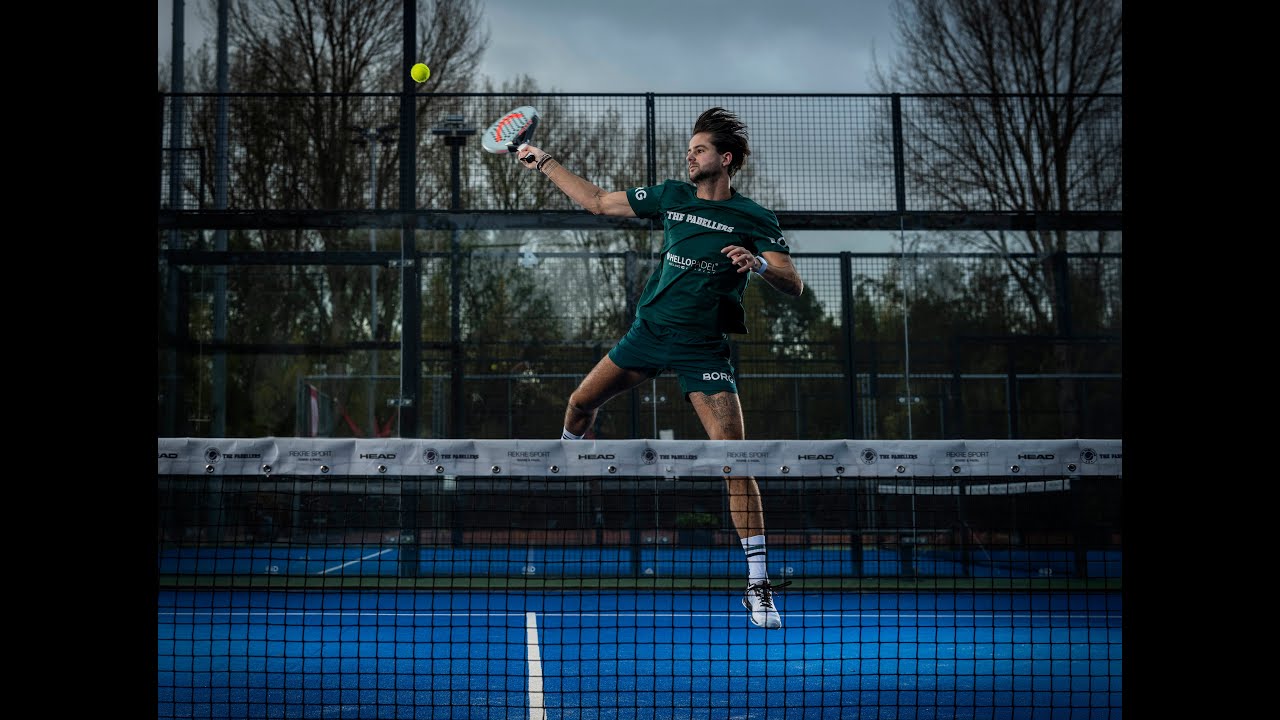 Behind the scenes - Brett Florens Padel photoshoot with the Elinchrom 5 ...