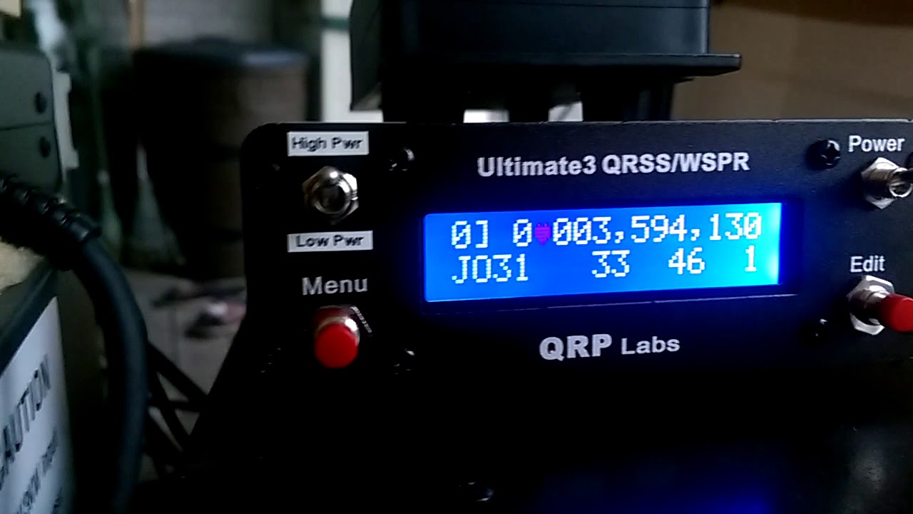 WSPR 80m 2W indoor antenna HF-P1 - YouTube