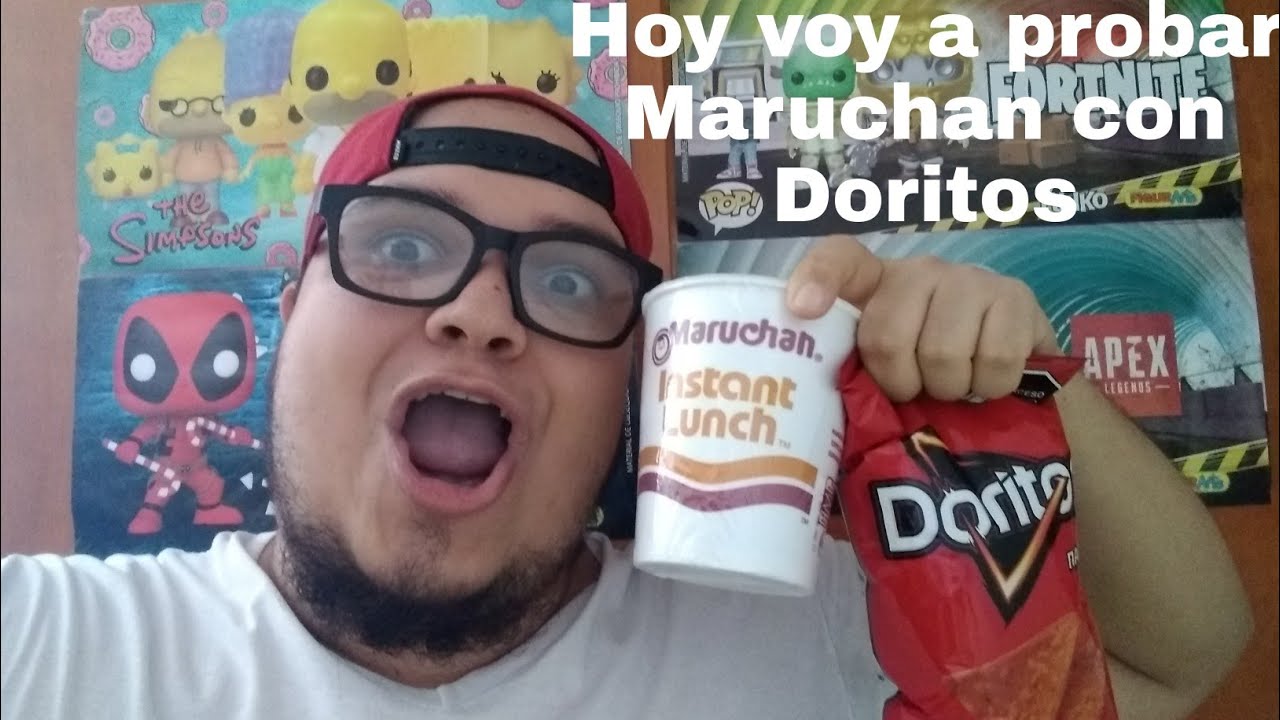 Hoy es sábado de botana y estoy probando Maruchan con Doritos 👌😎 - YouTube