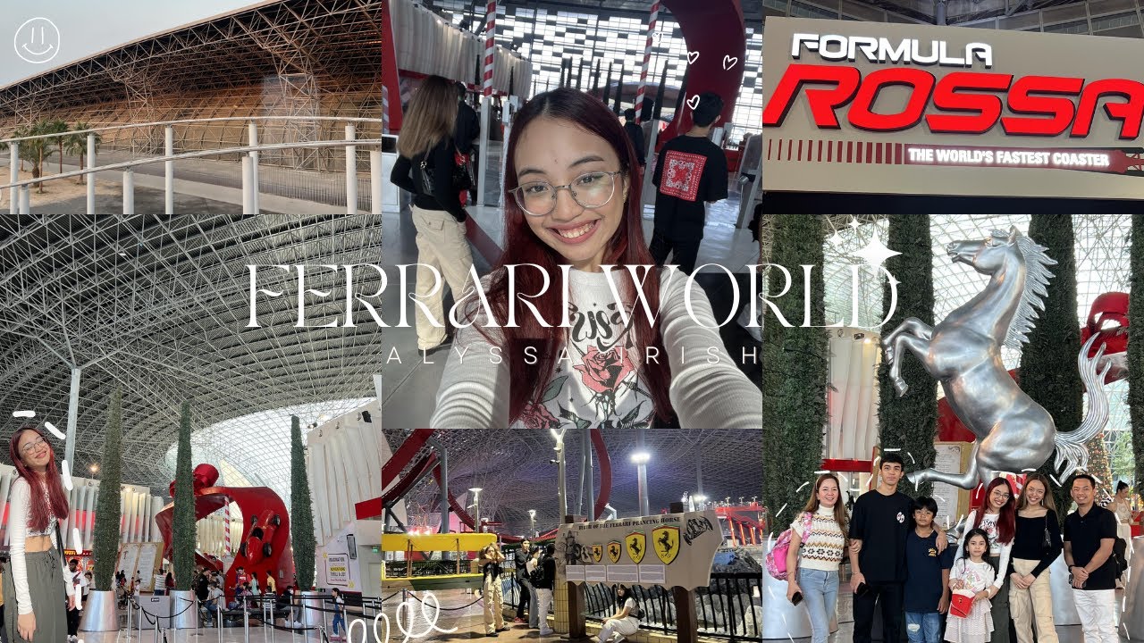 ferrari world + day in my life (trying the world's fastest roller ...