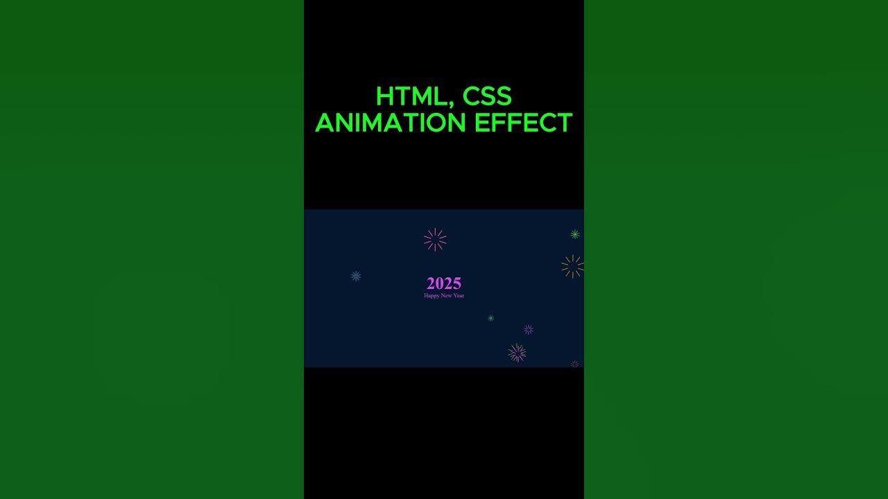 Html And Css Animation Effects Youtube