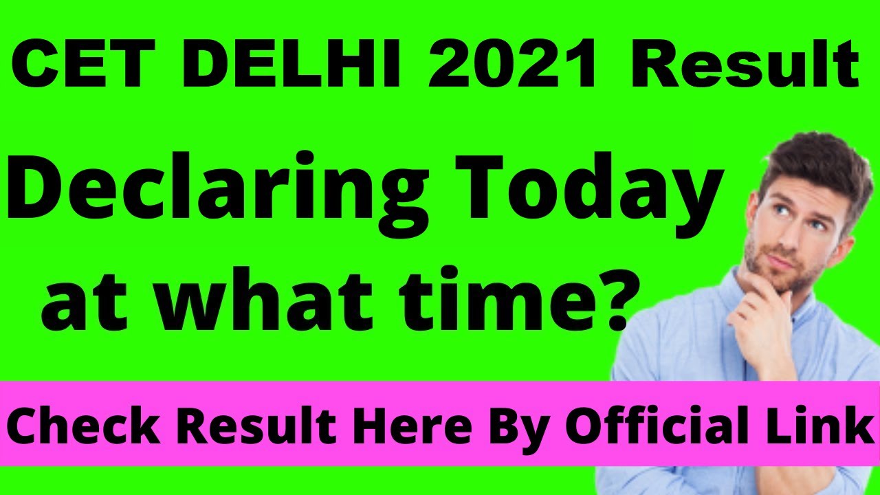 CET DELHI 2021 Result (Declared) - Check & Download Delhi Polytechnic ...
