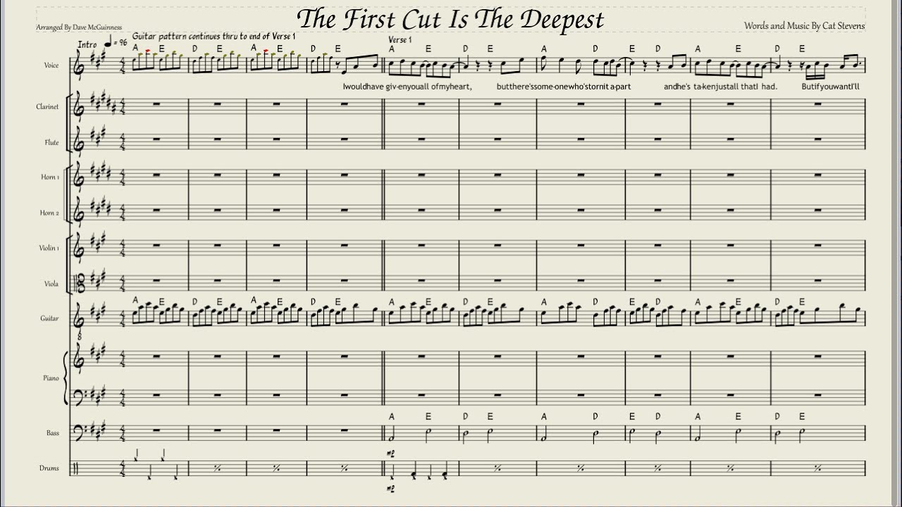 The First Cut Is The Deepest - YouTube
