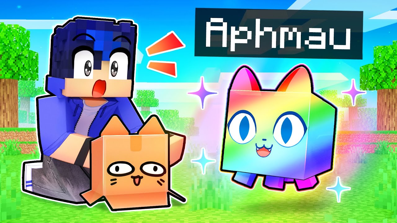Playing Minecraft as a HELPFUL Mystery PET! - YouTube