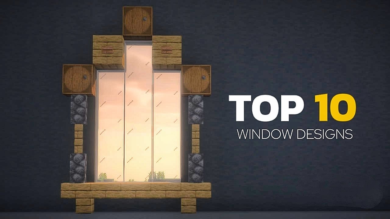 "Top 10 Window Designs in Minecraft" - YouTube