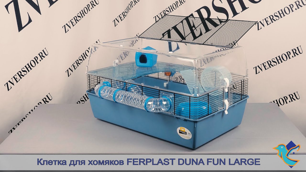 Клетка Duna Fun Large для хомяков Ferplast - YouTube