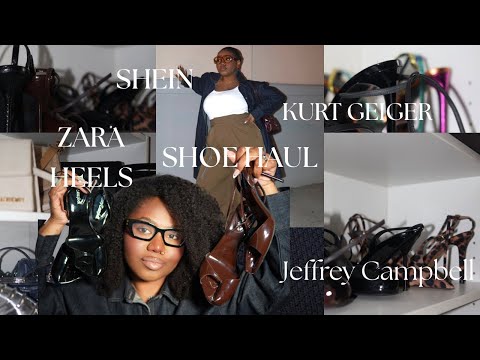 Shoe Haul for the girls Jeffrey Campbell, Kurt Geiger, Zara heels, ETC | Teanna woods 