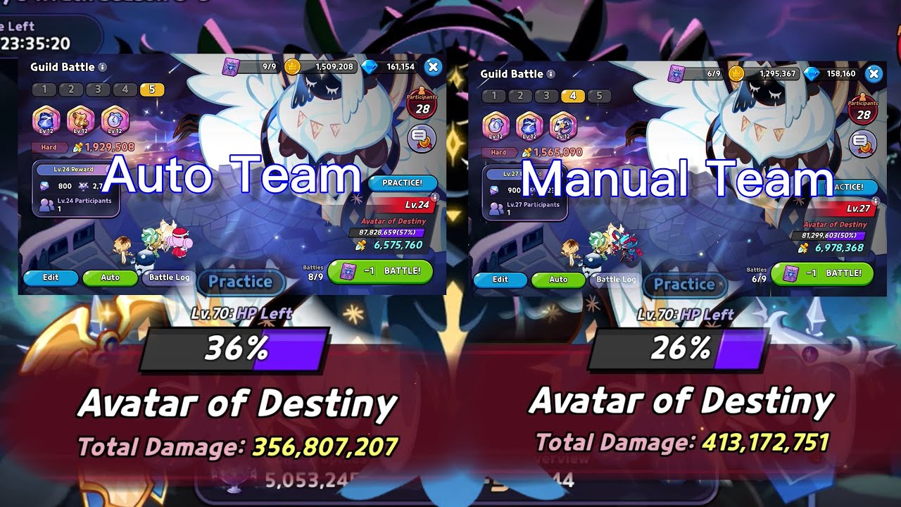 Two Options for Avatar of Destiny || Guild Battle || Cookie Run Kingdom ...