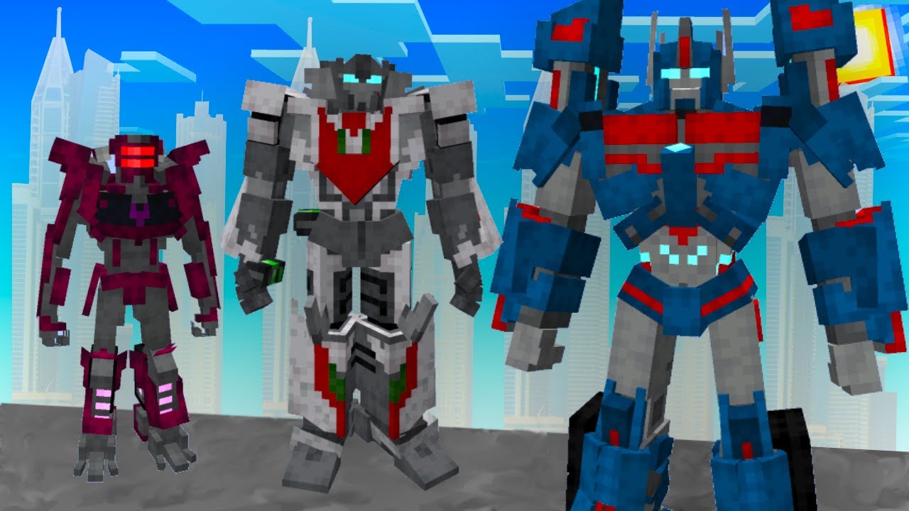 ЛУЧШИЙ МОД НА ТРАНСФОРМЕРОВ В МАЙНКРАФТ 2 (Craftformers Prime) - YouTube