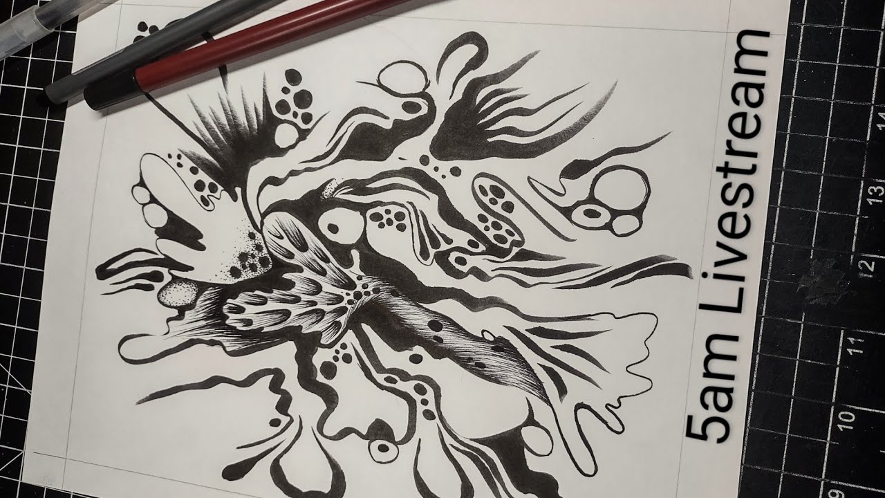 Why Not? A 5am Drawing Sesh (vertical format) - YouTube