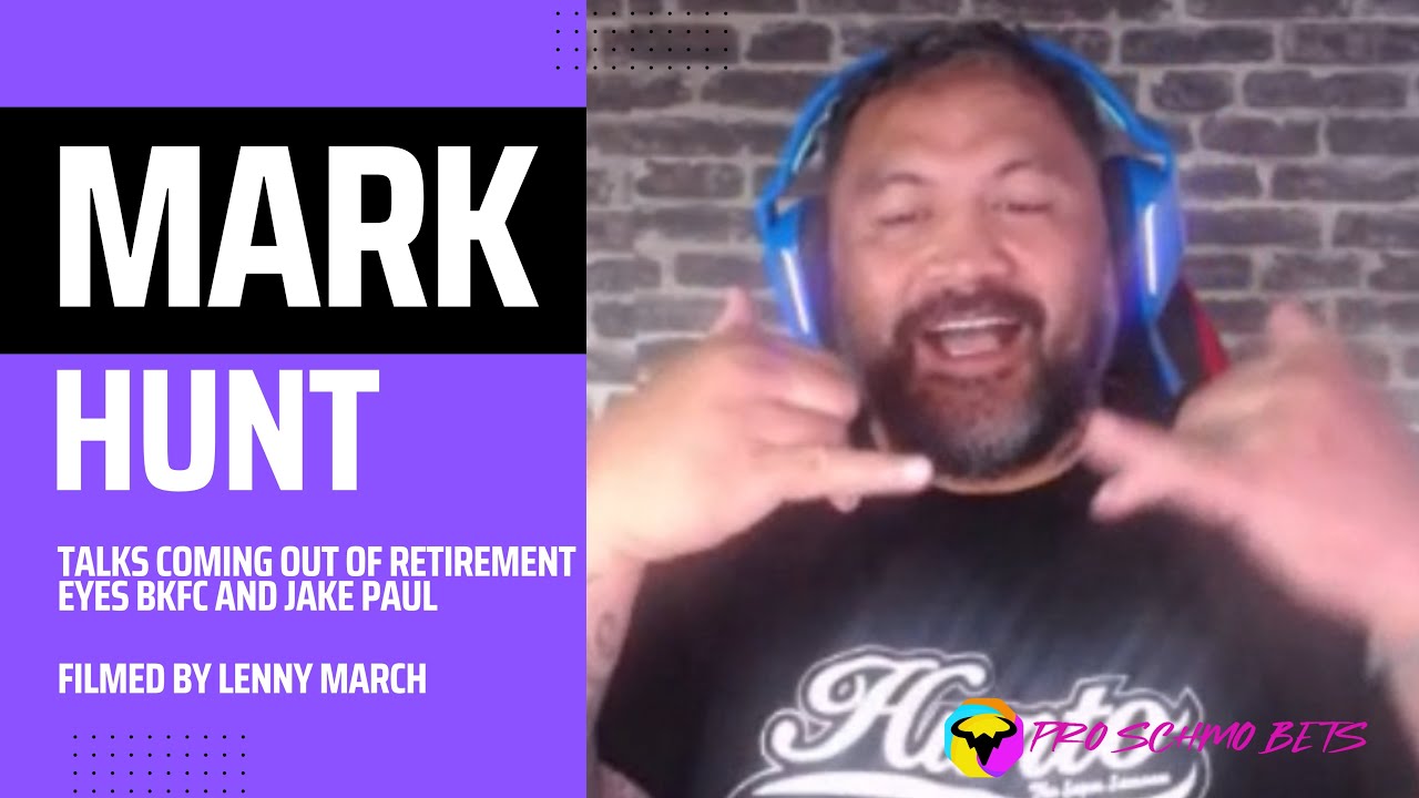 MARK HUNT TO DELIVER “HAND OF GOD” AGAINST MICHAEL TERRILL, TALKS JAKE PAUL & MORE… - YouTube