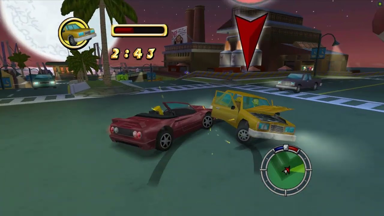 The Simpsons Hit and Run (PC) Playthrough Part 6 Level 6 Story Missions ...