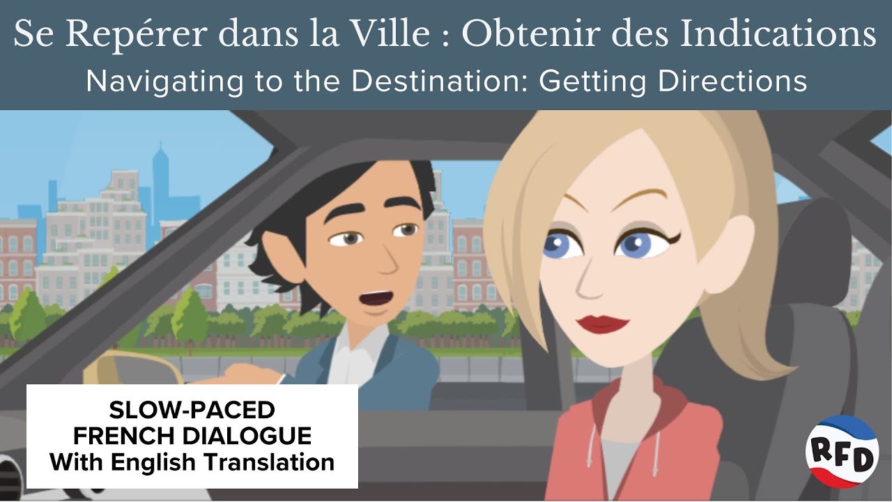 Navigating to the Destination Getting Directions Slow Pronunciation ...