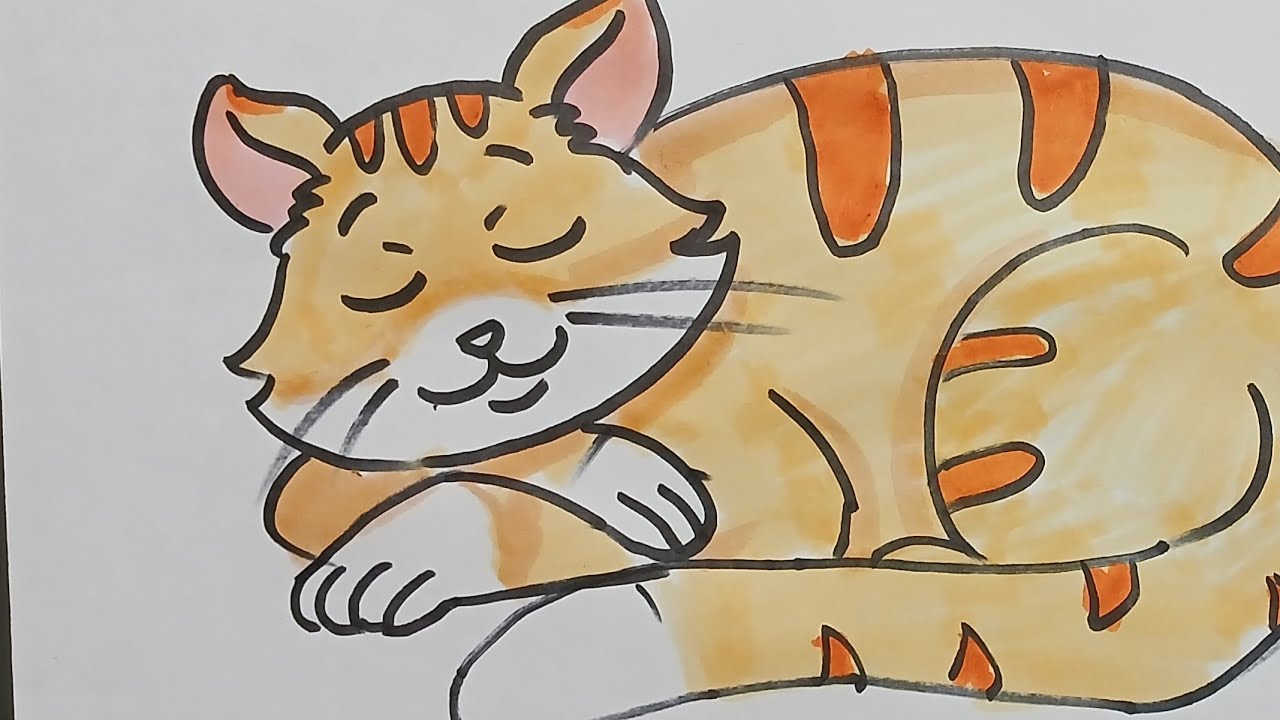 HOW TO DRAW CUTE CATE😻 !! EASY DRAWING!! CAT - YouTube