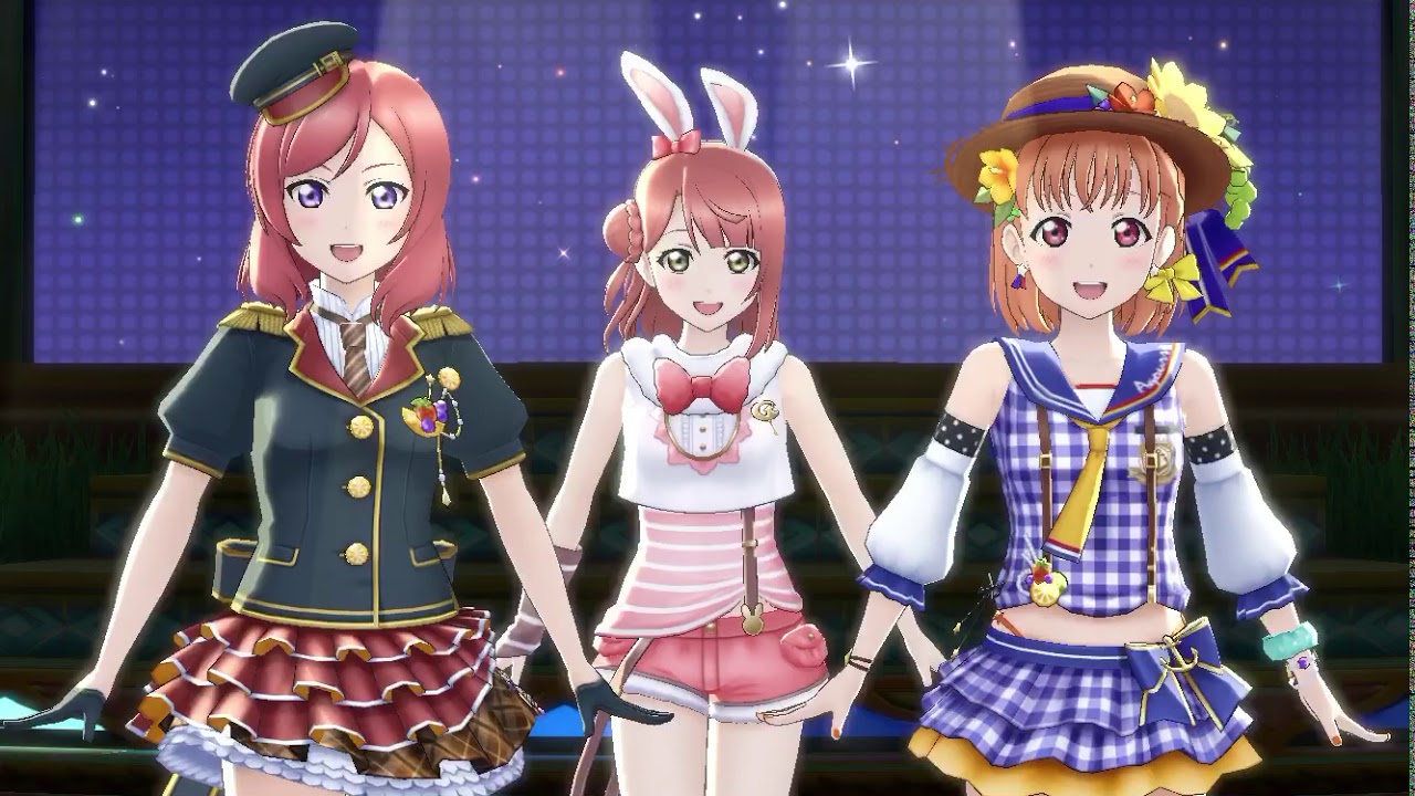 LoveLive! All Stars - M.U.S.I.C START - Red formation - YouTube