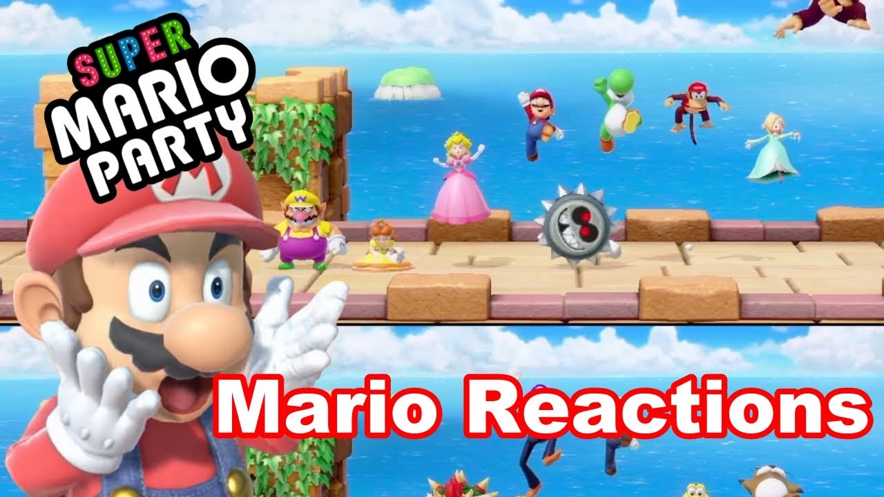 Is Mario Playing!? Hilarious Reactions! - Super Mario Party Minigames ...