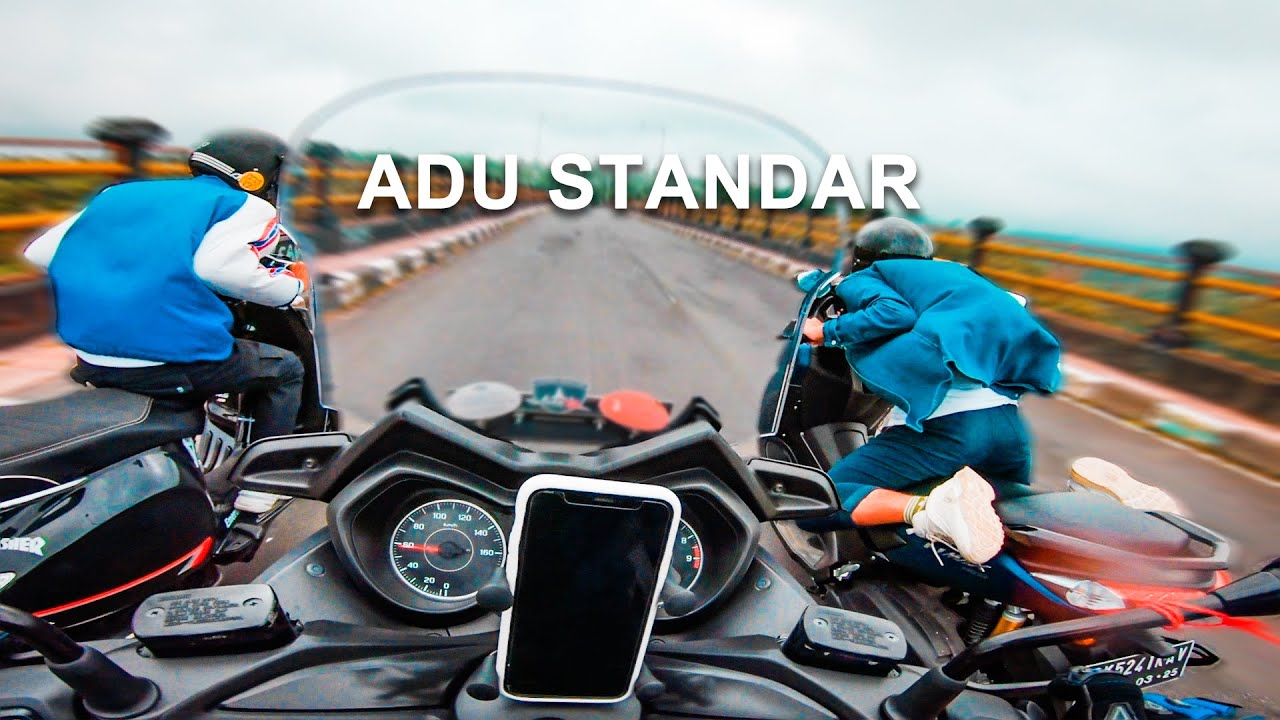 DIADU DRAG RACE MATIC, NMAX AROGAN BANGET - YouTube