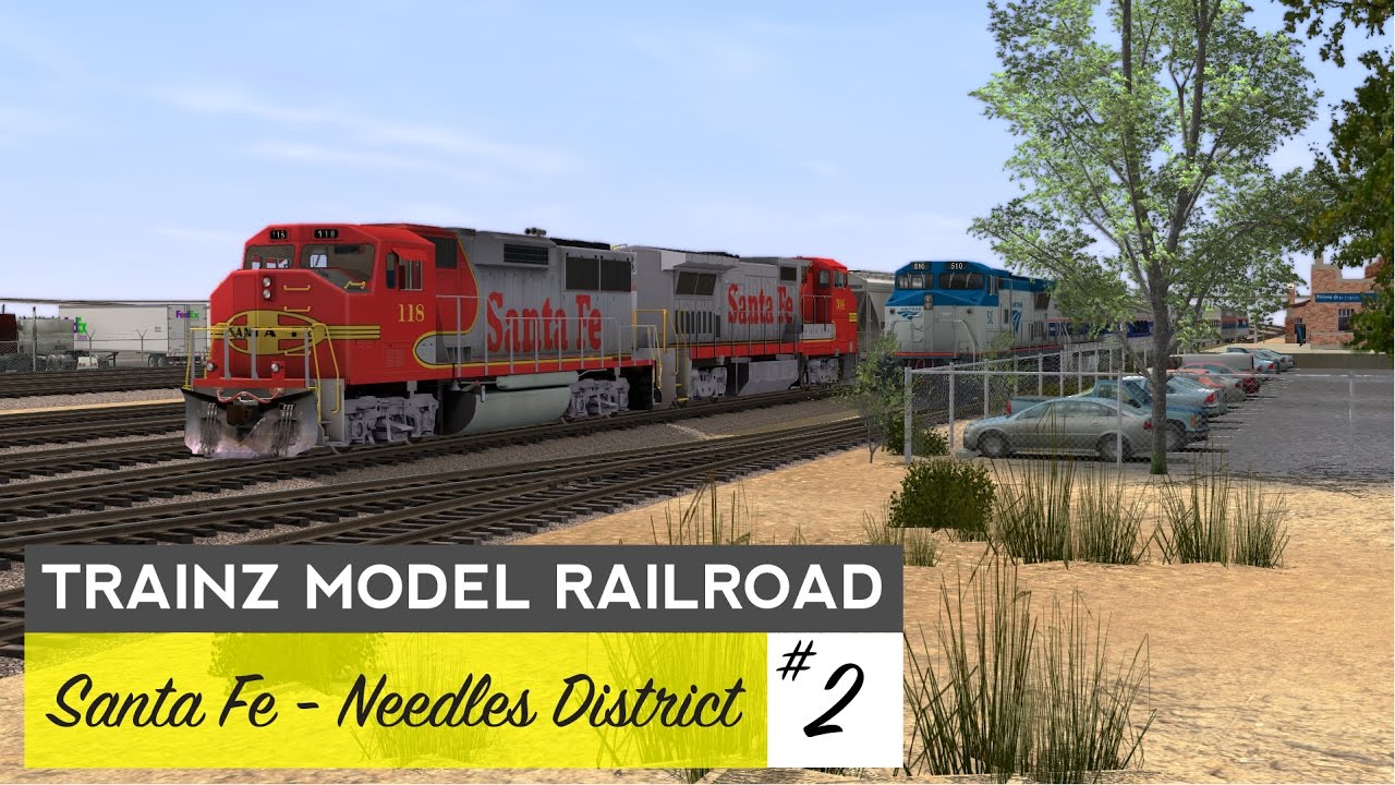 Trainz Model Railroad #2 - Needles District - YouTube